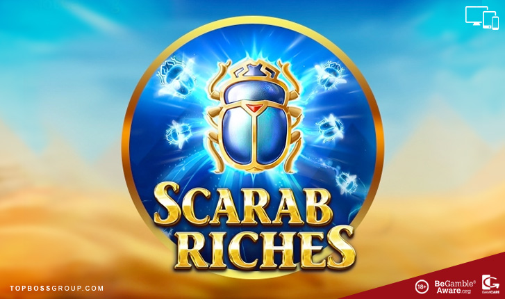 Scarab Riches Slot with Random Wilds Feature - Topboss Group 🎰