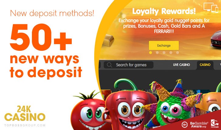 24K Casino - Cryptocurrencies including Dash Coin accepted - Topboss ...